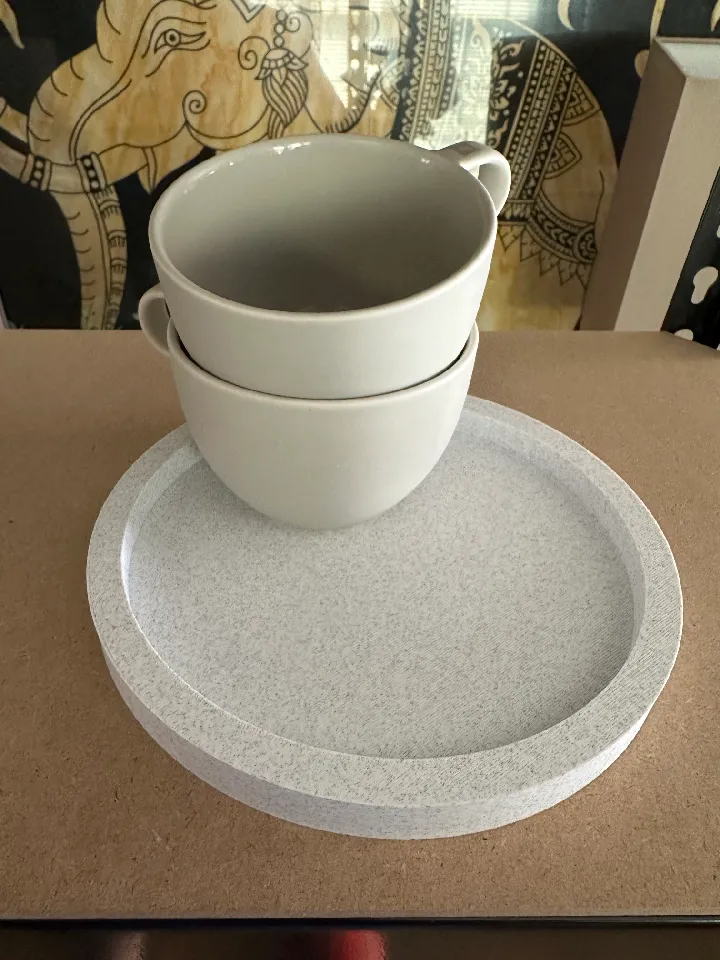 Round Tray by Sunday Stone | Download free STL model | Printables.com