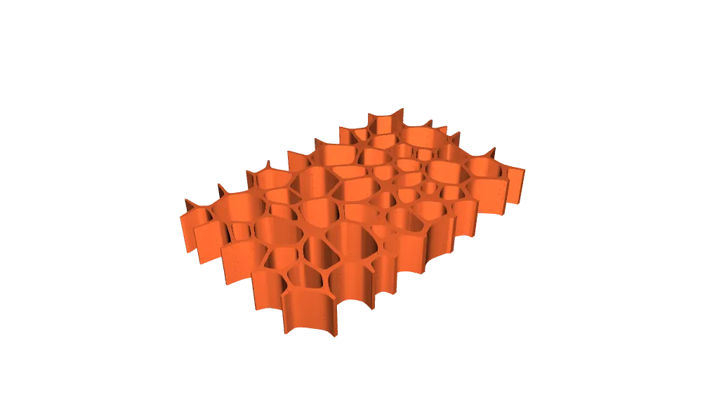 Voronoi Shelf by Joseph Delong | Download free STL model | Printables.com