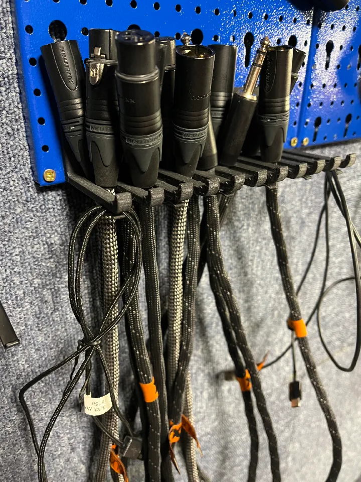 Audio Cable Holder Rack & Organiser With Optional USB Holder by ...