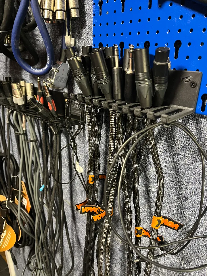 Audio Cable Holder Rack & Organiser With Optional USB Holder by ...