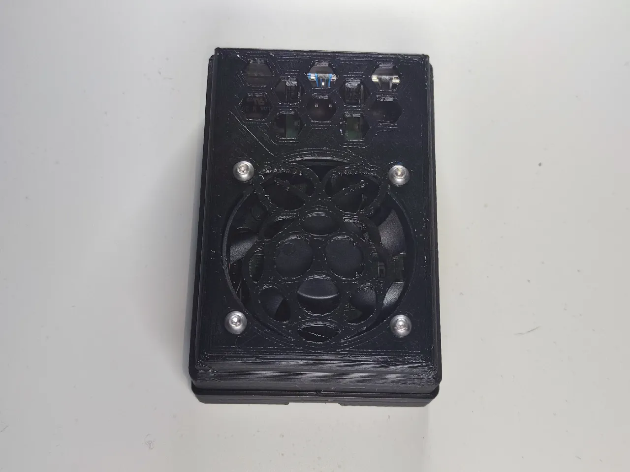 Rasberry Pi 4 case with 50mm fan (Rasberry Pi logo) by NOu | Download ...