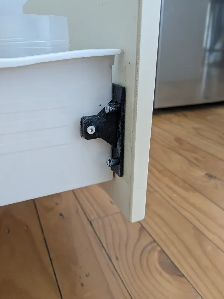 Drawer Front Fixing Mounting Bracket - Generic by sizzle | Download ...
