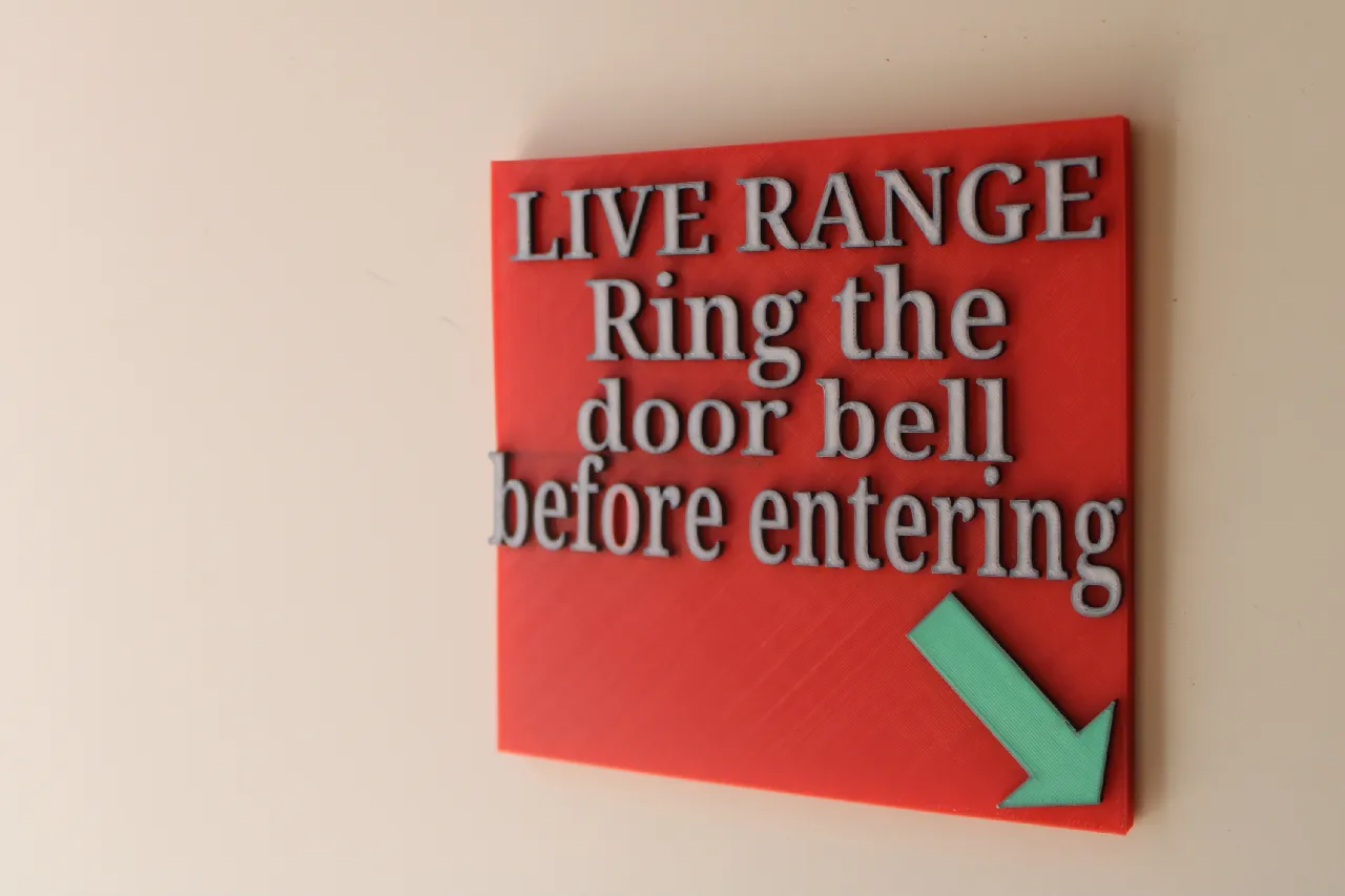 live range sign by fusion fabricators | Download free STL model ...