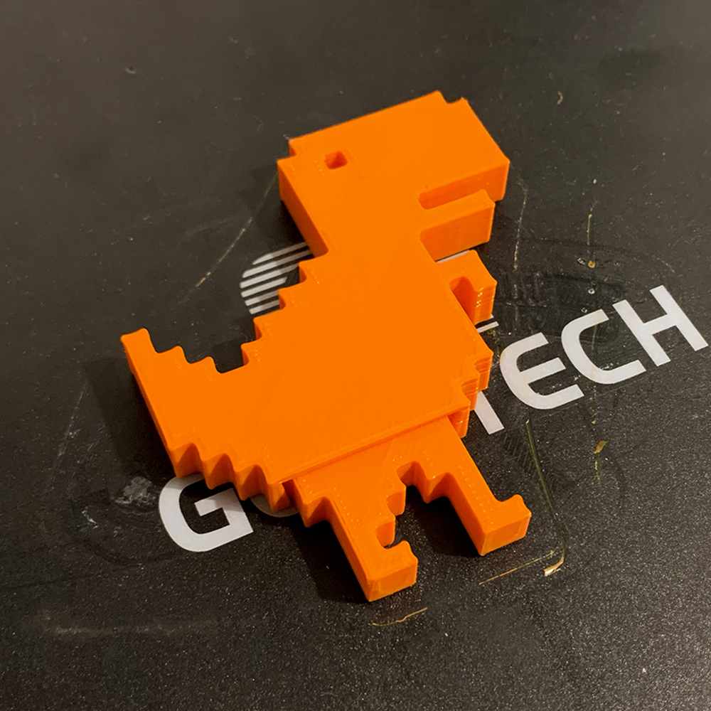 Jumping Rex | Google Dino by 3D Print It | Download free STL model ...