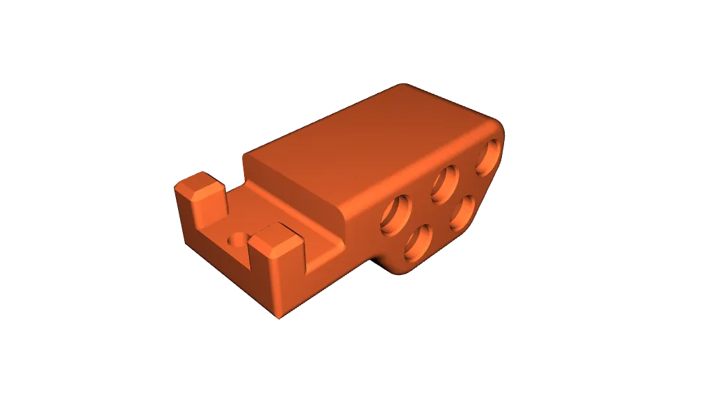 5x Bowden retainer/mount 2020 extrusion by Minihaugern | Download free ...