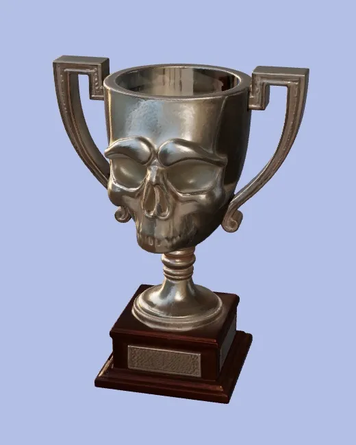 Trophy with Skull (FREE) by Astro-FREE-3D-Art | Download free STL model ...