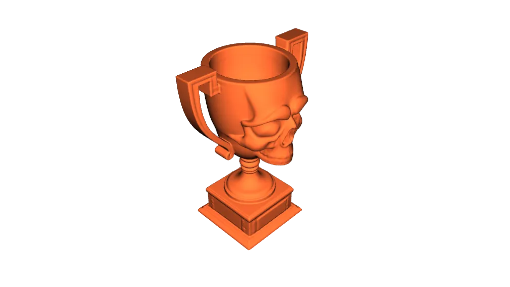Trophy with Skull (FREE) by Astro-FREE-3D-Art | Download free STL model ...