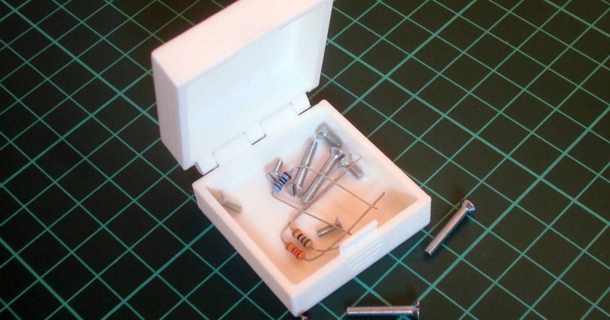 Print in Place - Click Box with Hinge & Latch by fgebhart | Download ...