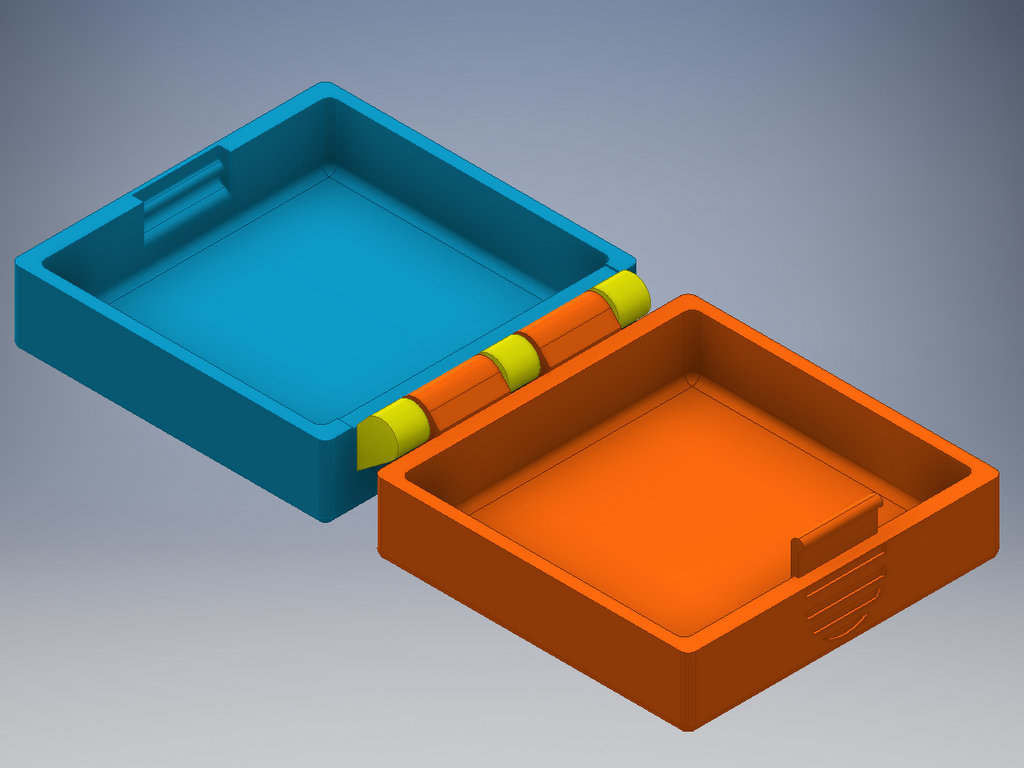 Print in Place - Click Box with Hinge & Latch by fgebhart | Download ...