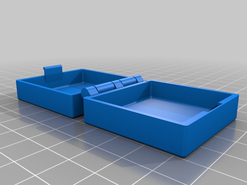 Print in Place - Click Box with Hinge & Latch by fgebhart | Download ...