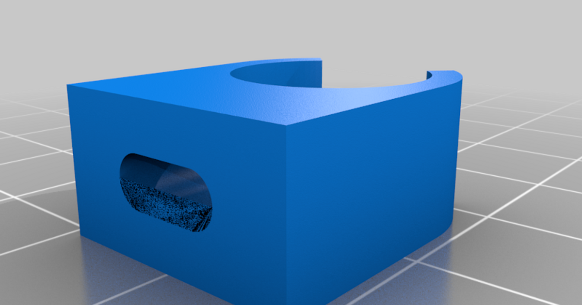 tube_clip_95degrees by fgebhart | Download free STL model | Printables.com