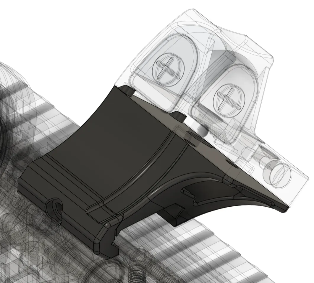 Red Dot Agled Offset Mount for RMR / RMRcc / RMSc footprints by Jadozub ...