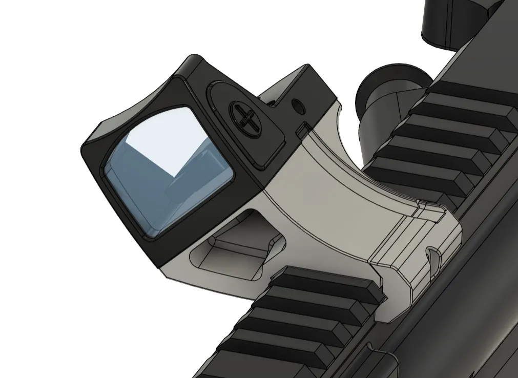 Red Dot Agled Offset Mount for RMR / RMRcc / RMSc footprints by Jadozub ...