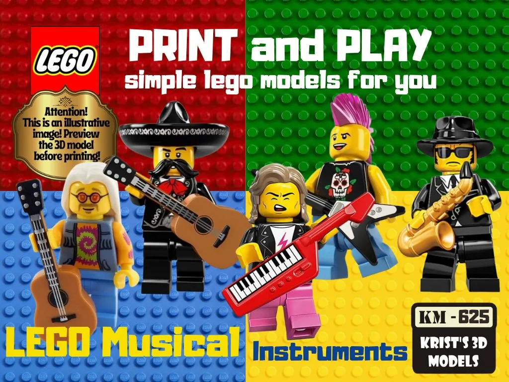 LEGO Musical Instruments by Mgr. Pavel Krist | Download free STL model ...