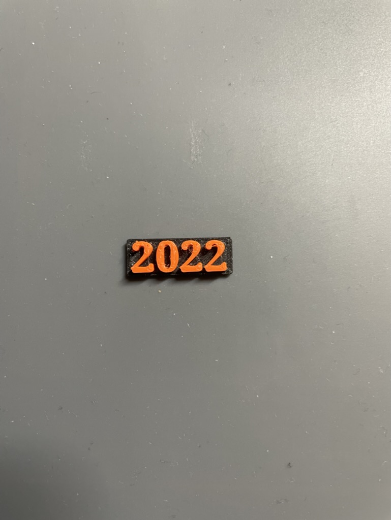 2022 Badge for Filament Spool Ornament by XTbe | Download free STL ...