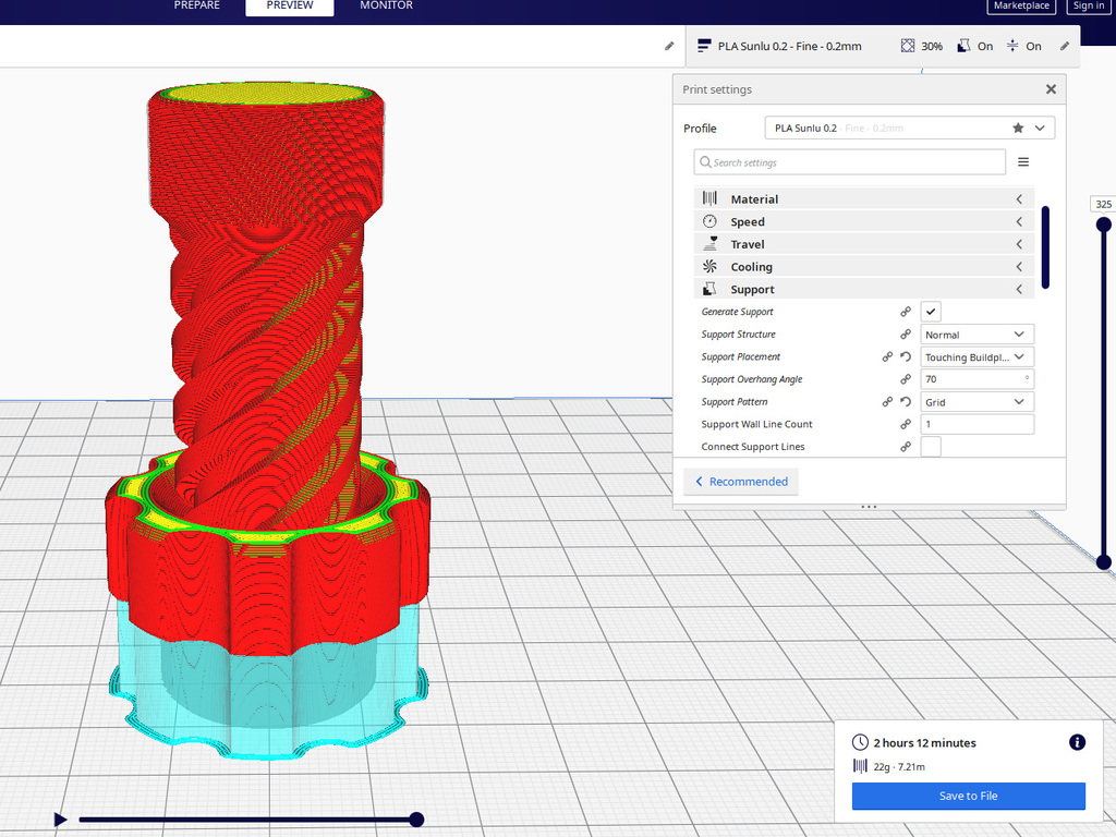 Multi-Start Thread Screw With Trapped Nut by DonJon | Download free STL ...