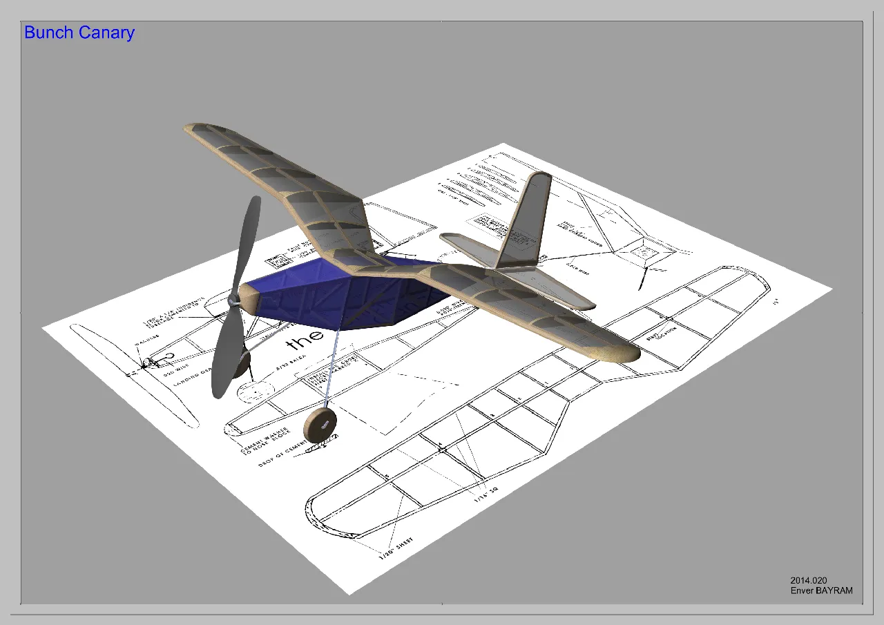 2014.020-BUNCH CANARY by Enver BAYRAM | Download free STL model ...