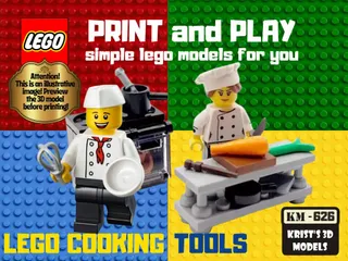 LEGO Cooking tools by Mgr. Pavel Krist | Download free STL model ...