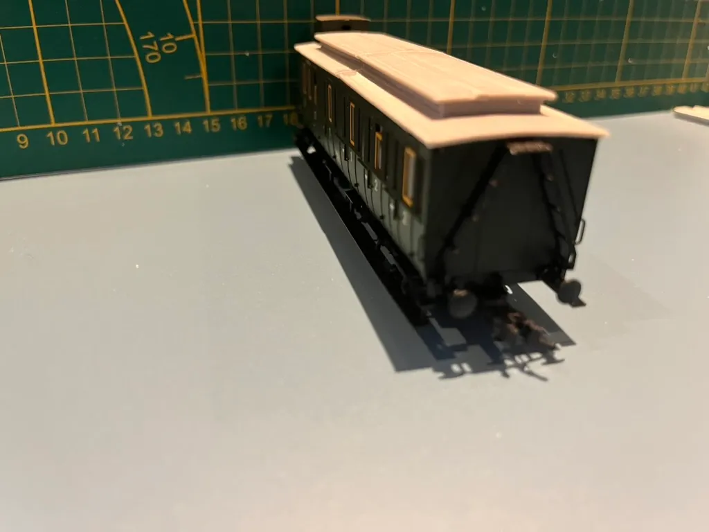 model train roof replacement by JC | Download free STL model ...