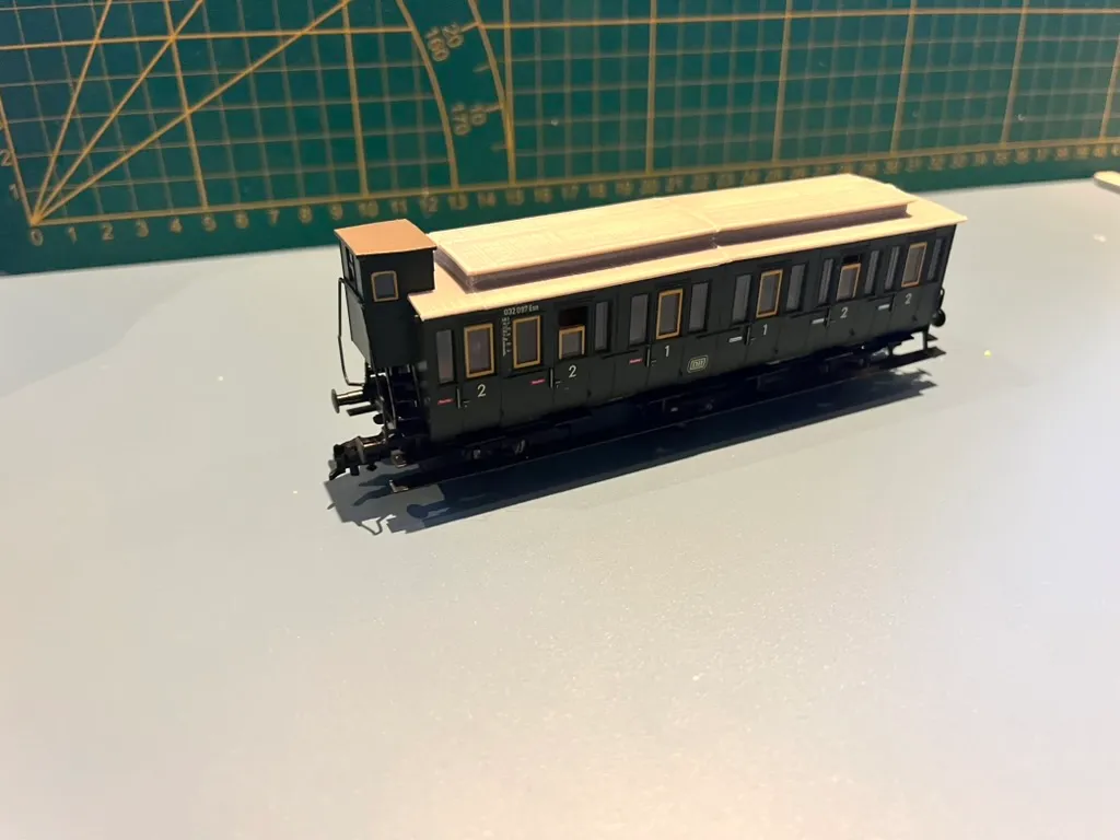 model train roof replacement by JC | Download free STL model ...