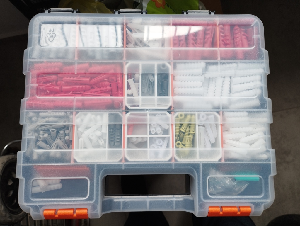 Divider for tool organizer 2 compartments of different sizes by ...