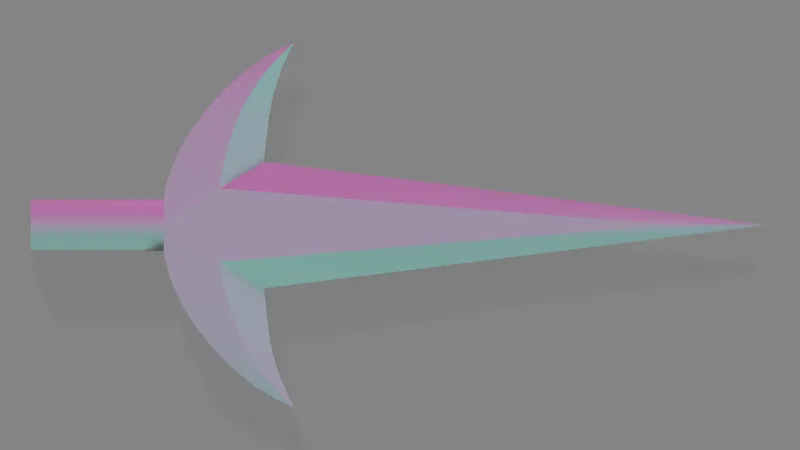 Flying Raijin Kunai / Minato Kunai by navoJ | Download free STL model ...