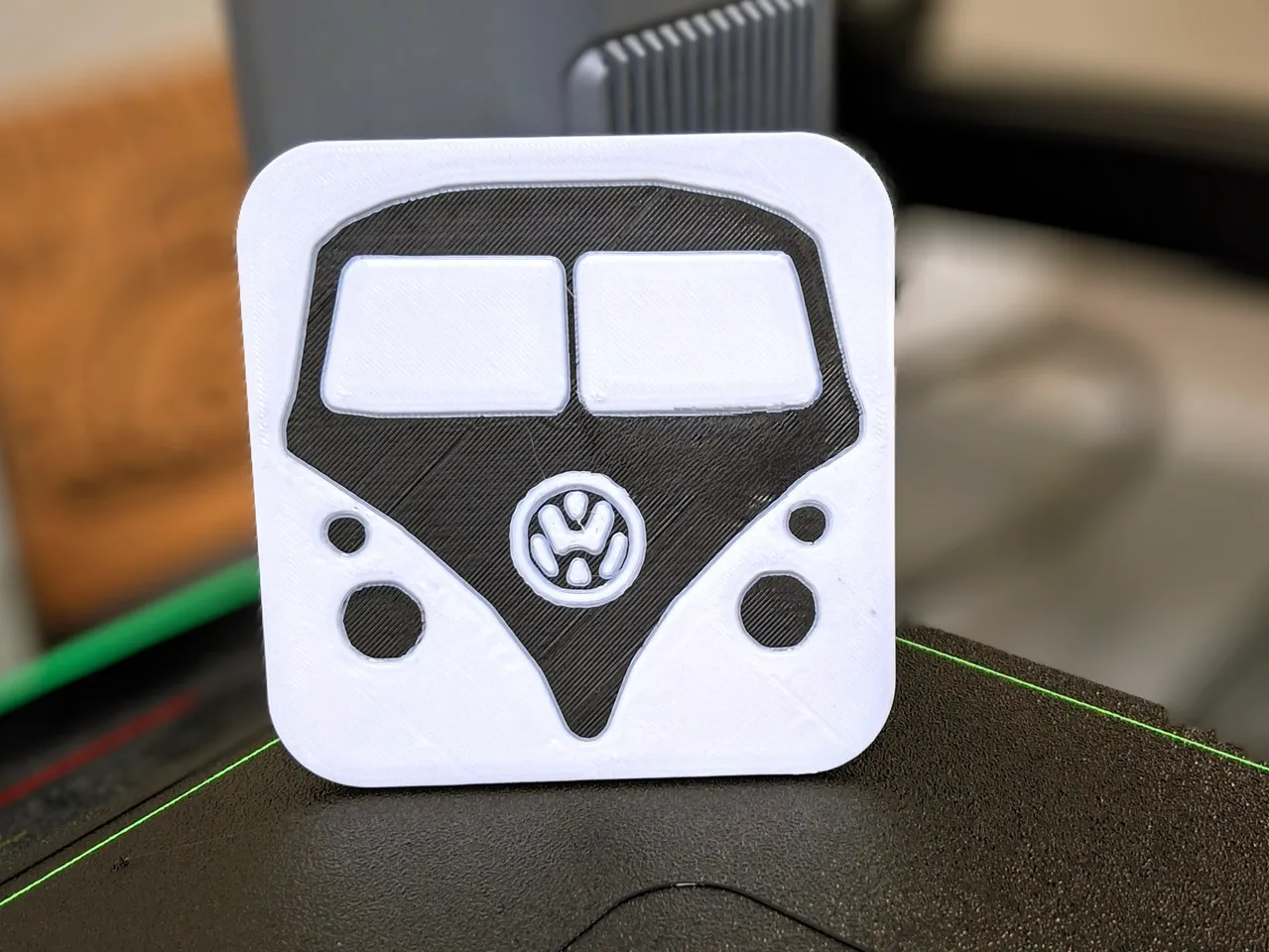VW Volkswagen Bus Coaster by Den | Download free STL model | Printables.com