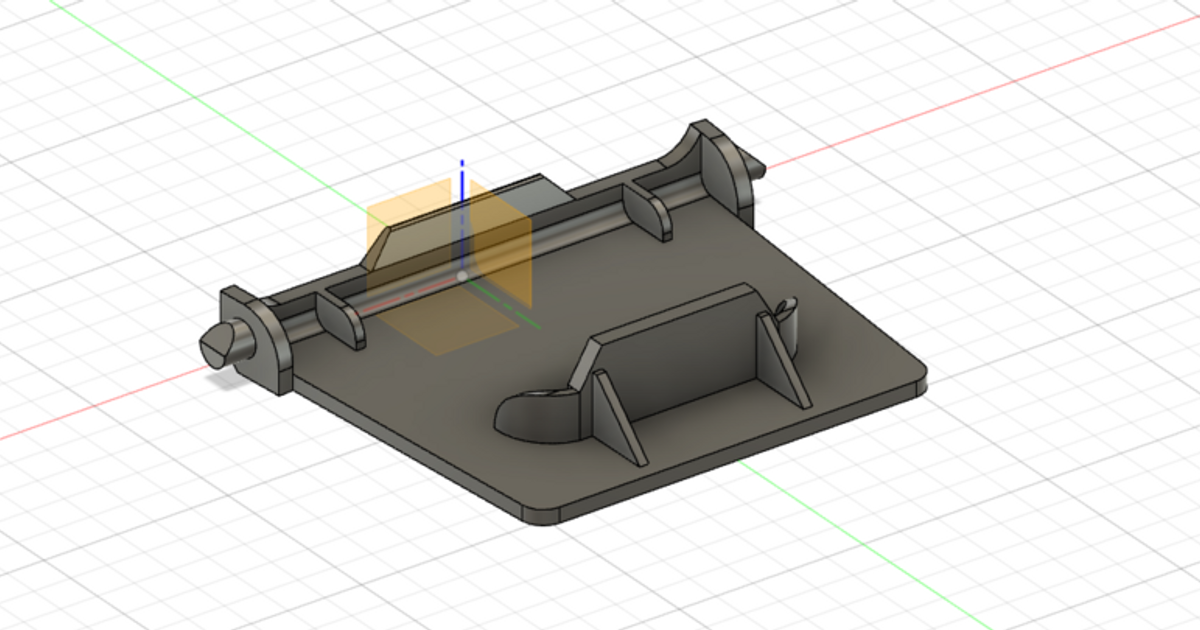 Litterbox Latch by 1nvadertim | Download free STL model | Printables.com