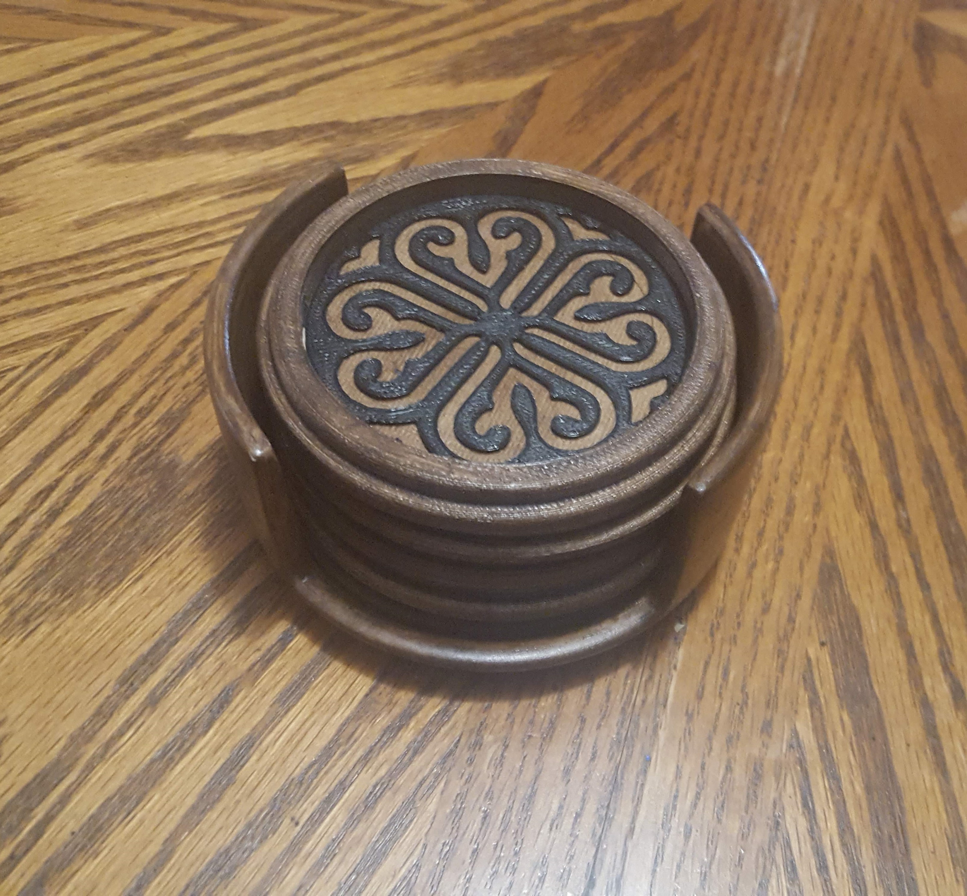 Coaster set by Jipcutter | Download free STL model | Printables.com