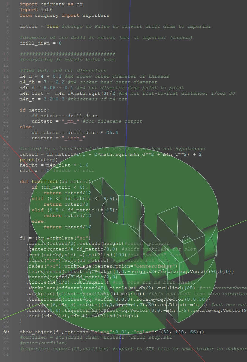 Drill Bit Depth Stop (Customizable Remix) by jdegs | Download free STL ...