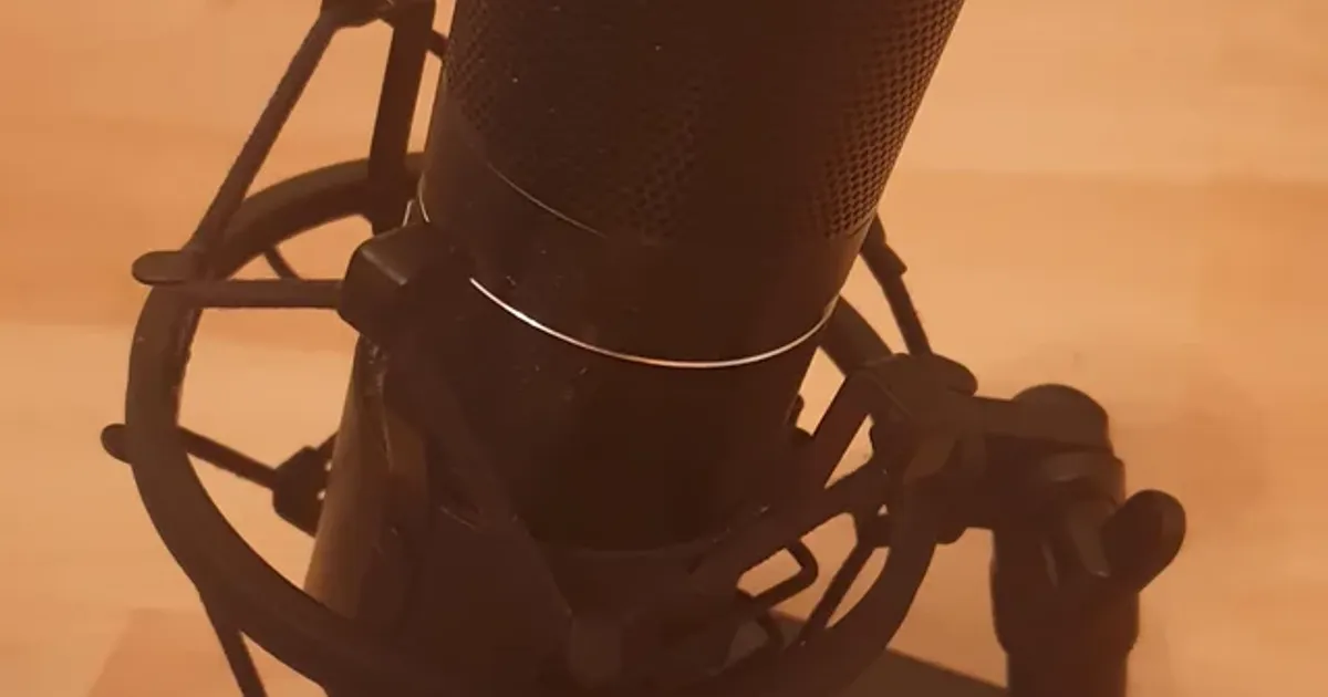 Q9-1 Microphone desk stand. by kleinschrader | Download free STL model ...