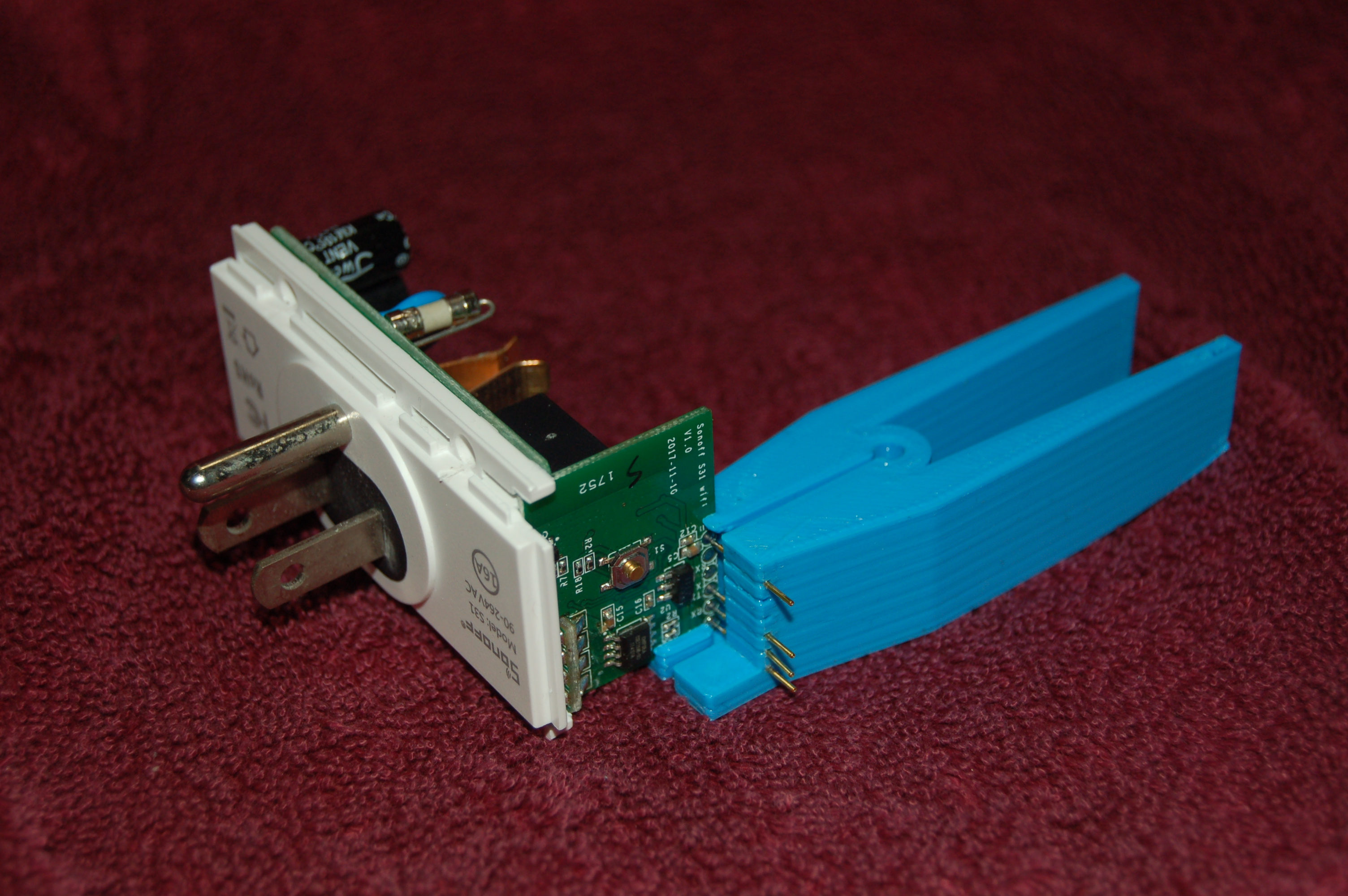 Pogo-pin programming clip for Sonoff S31 modules by Tom C | Download ...
