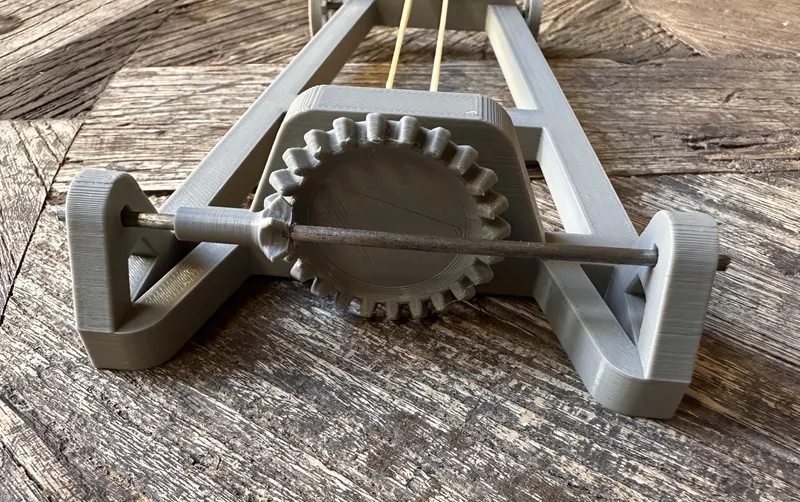 Rubber Band-Powered Car (winds up with drill) CAN GO 35ft+! by 3DMax ...