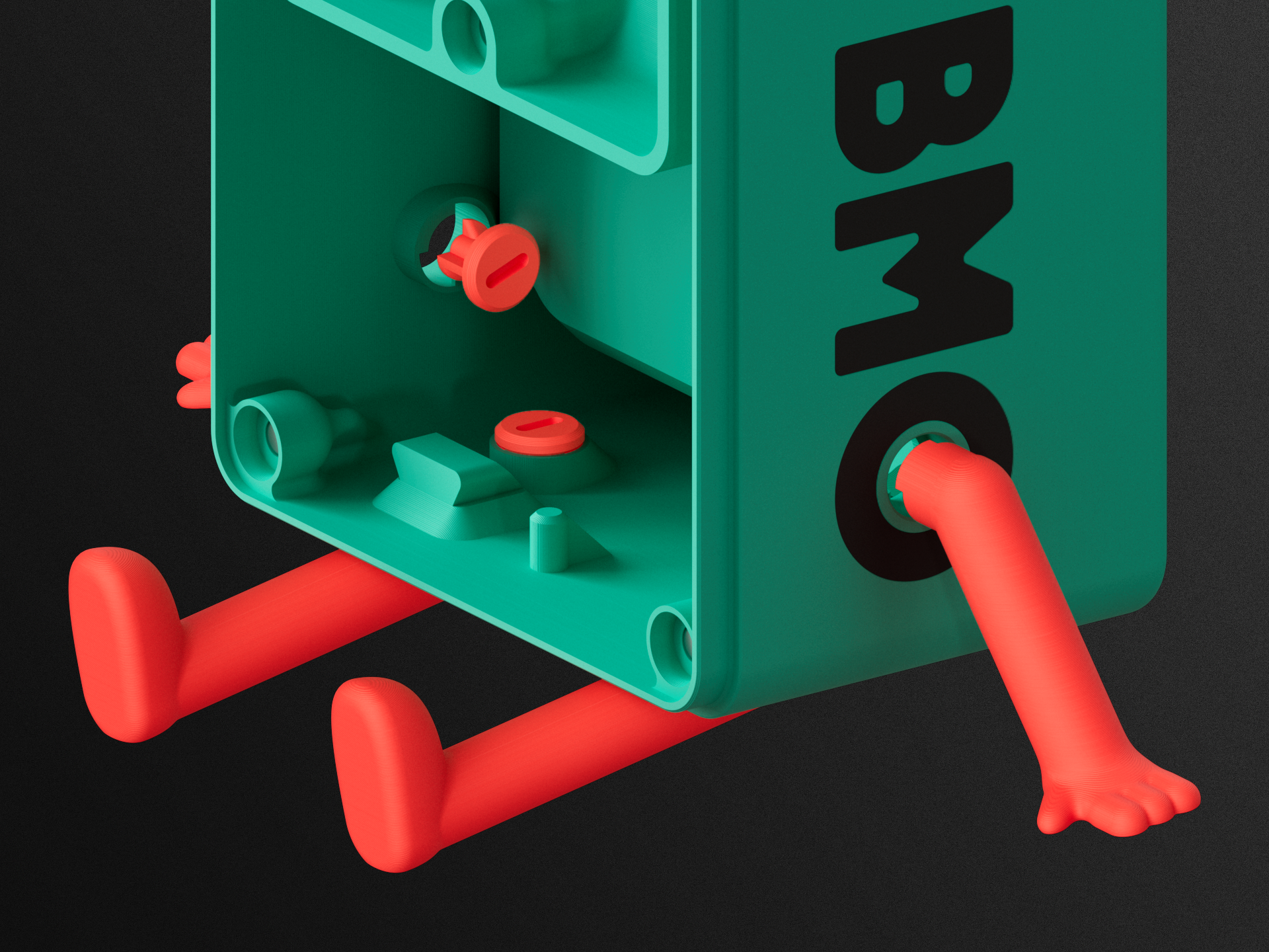 Adventure Time BMO Figure (Interactive) by Popandsicle | Download free ...