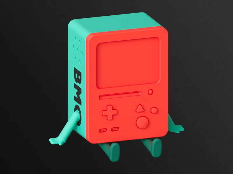 Adventure Time BMO Figure (Interactive) by Popandsicle | Download free ...