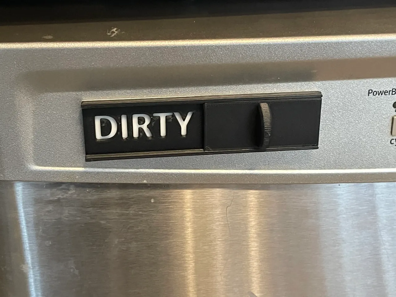 Dishwasher Label - CLEAN DIRTY by Cisco3D | Download free STL model ...