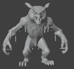 Clockwork Owlbear (DND/TTRPG) by adamnant | Download free STL model ...