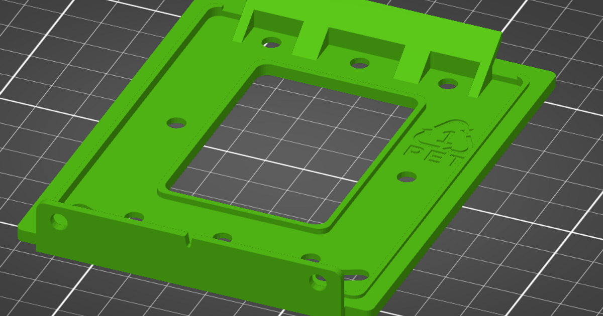 Backplate for keycard reader por JonasHermansen | Descargar modelo STL ...