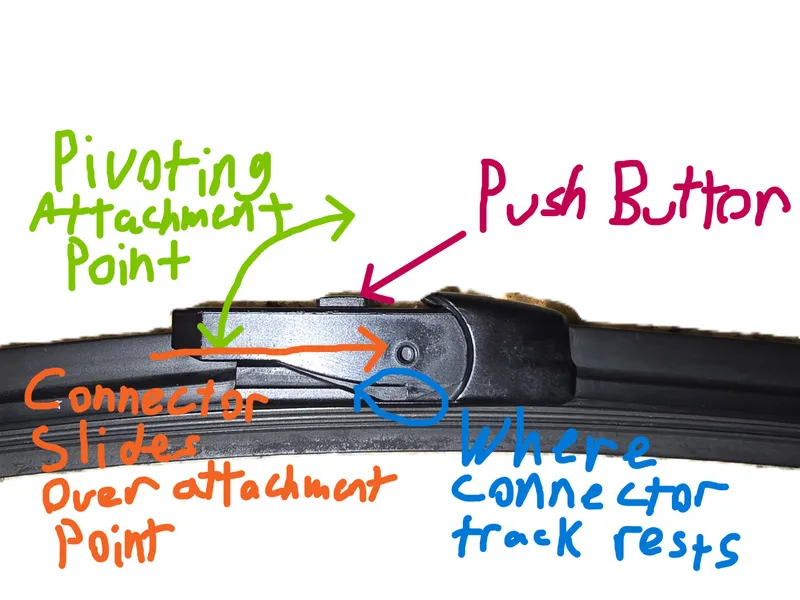 Trico Force Wiper Blade Adapter - 2024 Chevrolet Trax and Other GM ...