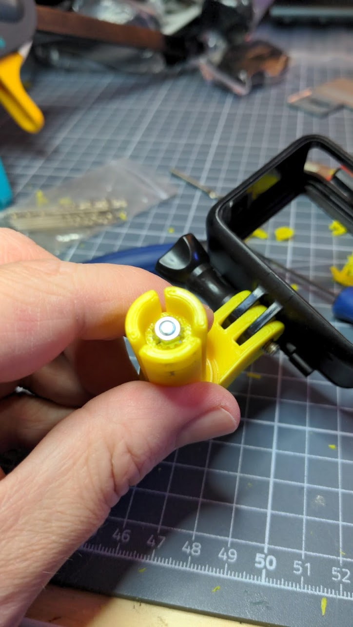 Gopro pole head replacement (El Grande) by E-Raw | Download free STL ...