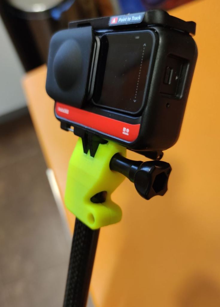 Insta 360 one R stick adapter by Carlos | Download free STL model ...