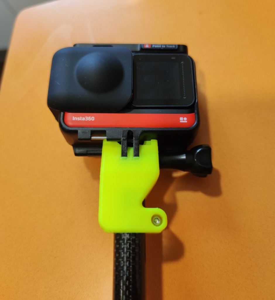 Insta 360 one R stick adapter by Carlos | Download free STL model ...