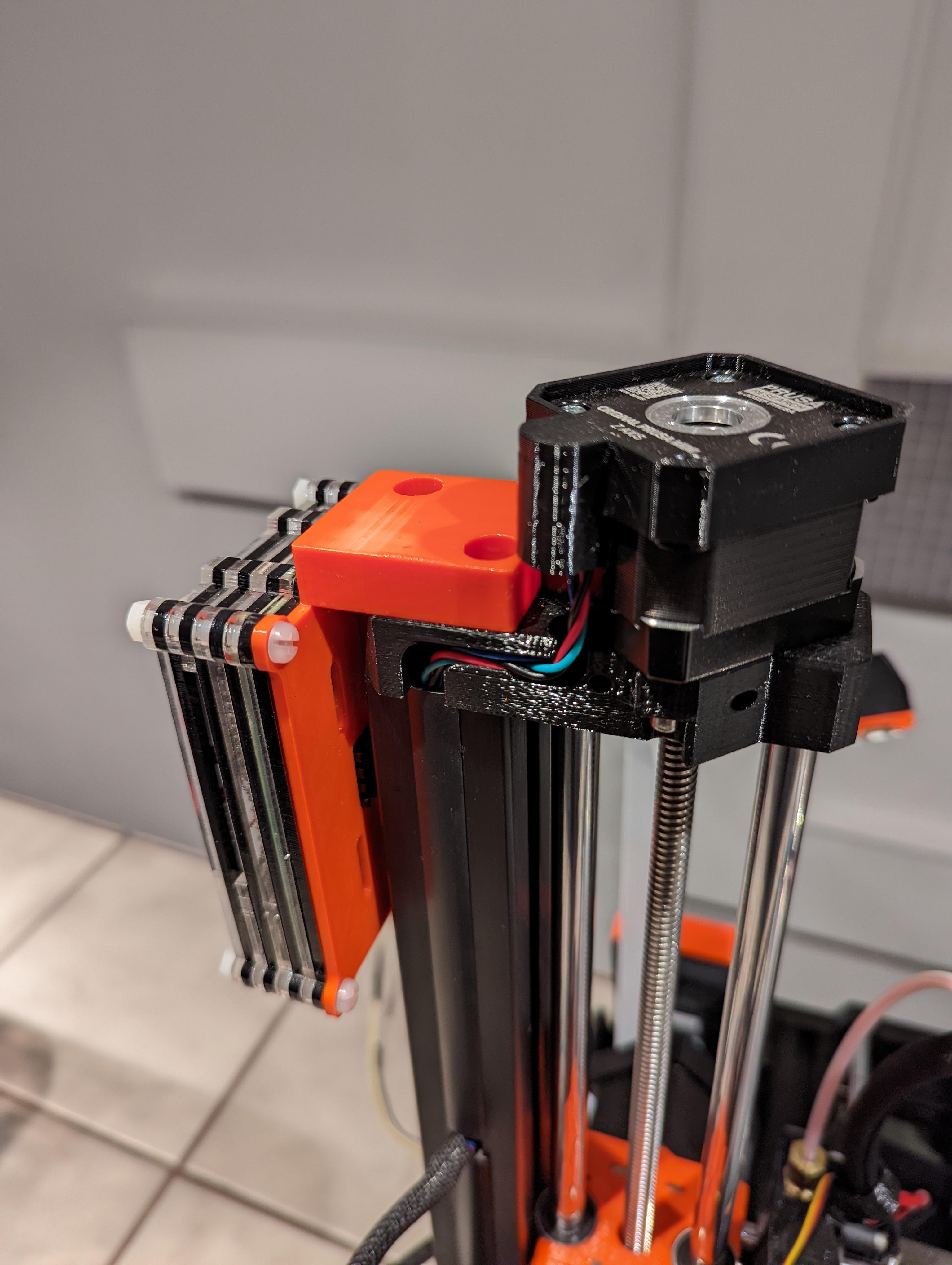 Raspberry Pi 3B Case Mount for MINI Z-Axis by Codan | Download free STL ...