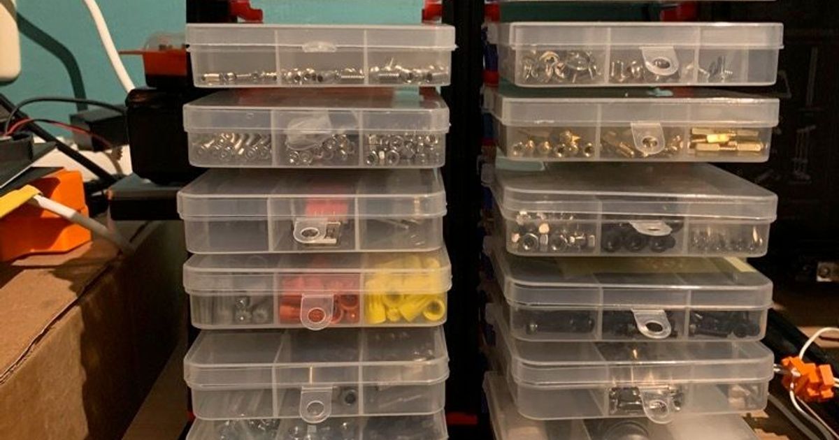 Box rack for AliExpress boxes by rmpel | Download free STL model ...