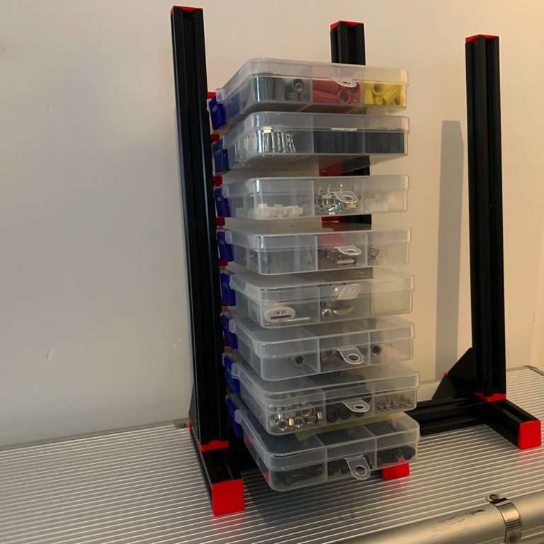 Box rack for AliExpress boxes by rmpel | Download free STL model ...