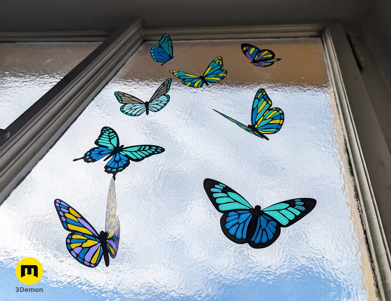 Butterfly Stained Glass Window Stained Glass Window Panel-butterfly