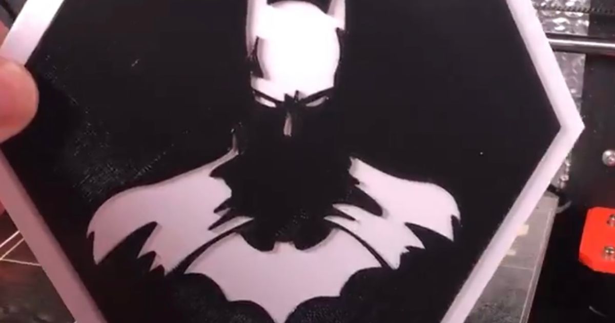 Hexwall - Batman tile by IR Blinx | Download free STL model ...