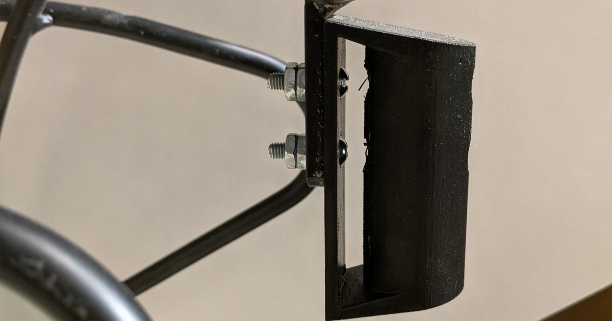 Bicycle Rack Light Mount Adapter for straight/vertical tabs by ...