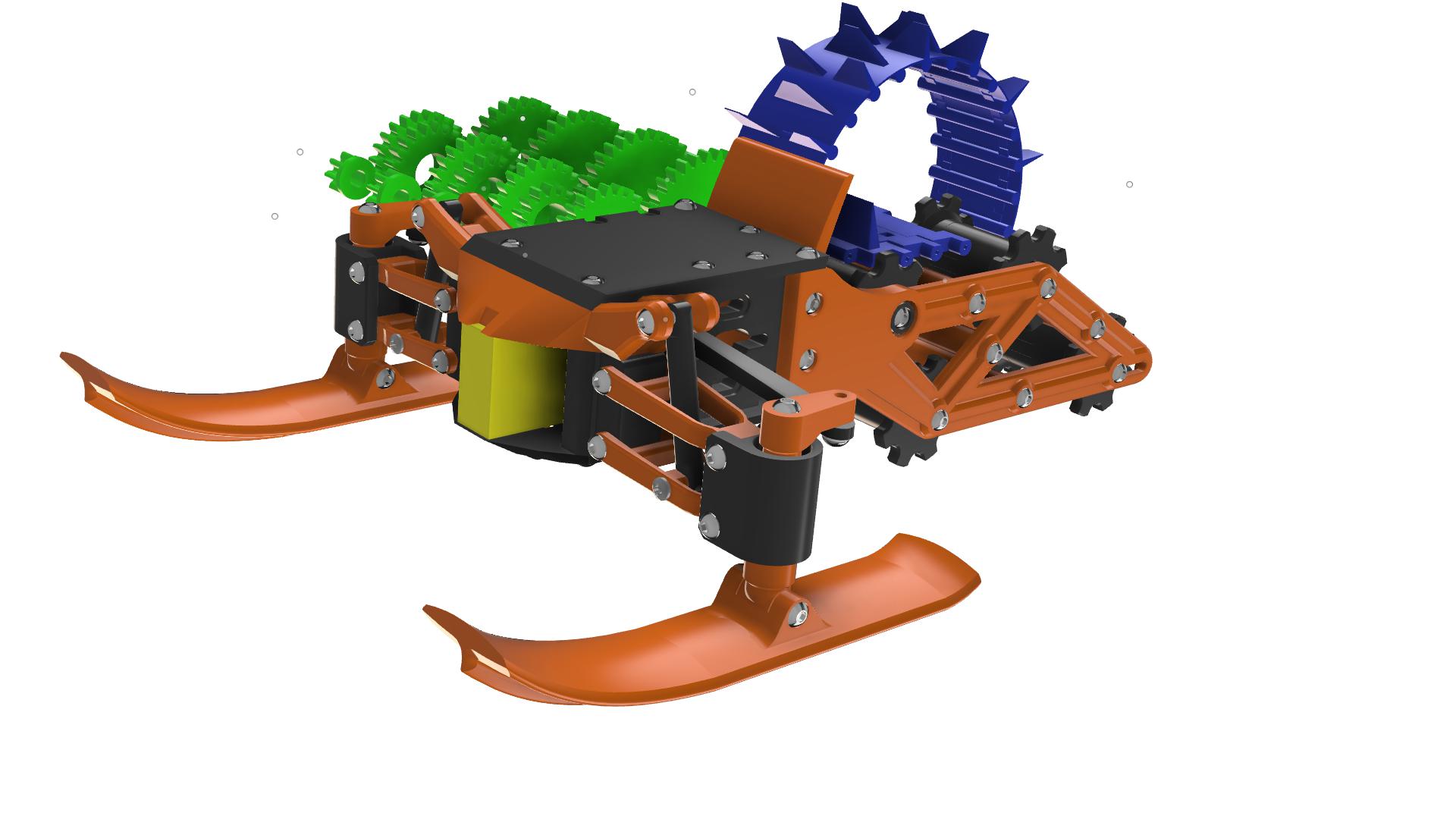 Arctic Tinyrider RC snowmobile by GNDconcept3D | Download free STL ...