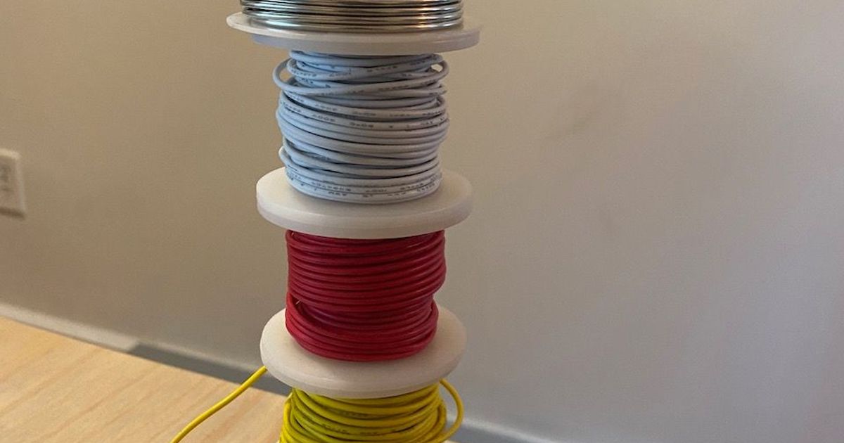 Wire Spool Holder by Dannyji00 | Download free STL model | Printables.com